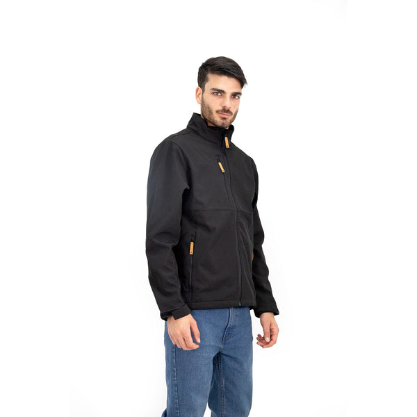 Softshell Quebec Lobo Negro Hombre